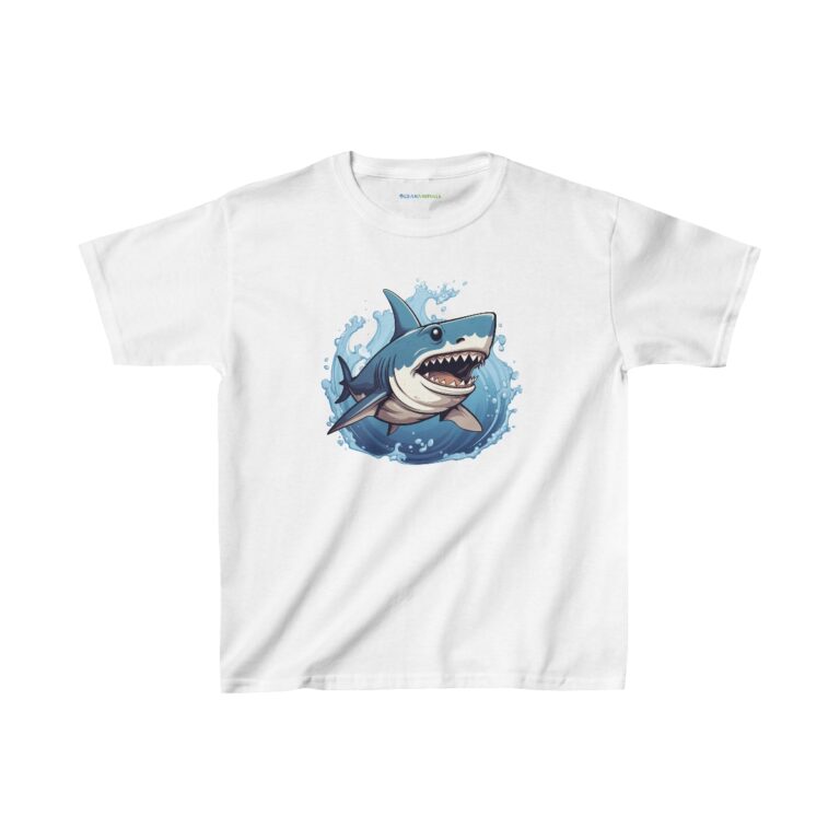 Kids Heavy Cotton™ Shark Graphic Tee - Shop Ocean Animals